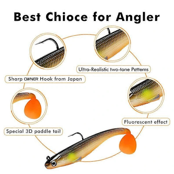 [PL] Förriggade mjuka beten, lättanvända drag för familjefiske | Fyndiq