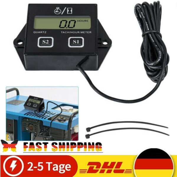Turteller LCD digital for bil motorsag motorsag og andre 2/4 ...
