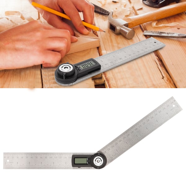 Digital vinkelmätare i rostfritt stål, högprecisions vinkelhake ...