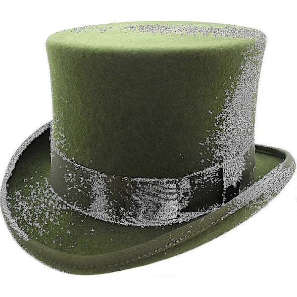 Handgjord Ull Hög Hatt Satinfodrad Small Till Xxl Y1 Olive S | Fyndiq