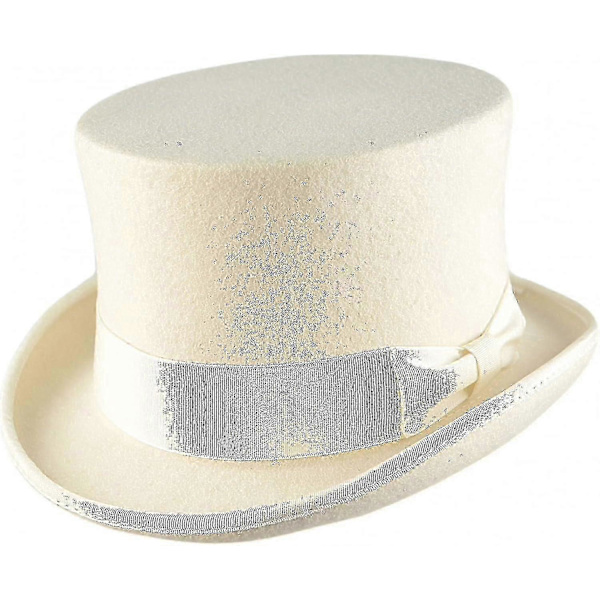 Handgjord Ull Hög Hatt Satinfodrad Small Till Xxl Y1 White M | Fyndiq