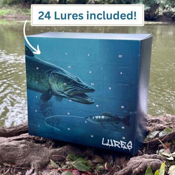 Fiske Adventskalender 2025 – 24-dagers nedtellingsutstyrsboks for ...