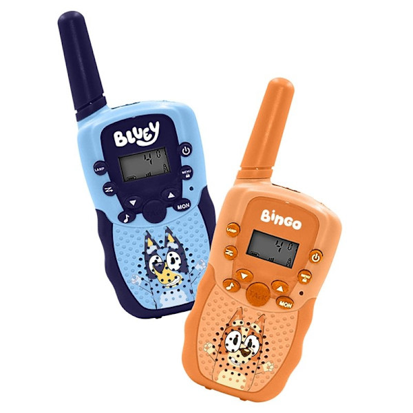 BLUEY Digital Walkie Talkie up to 1000m Range LCD | Fyndiq