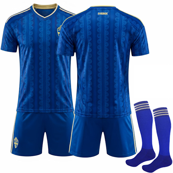 2026 World Cup Sweden Bortaställ Barn Tröja + Shorts 22 2026 away No ...