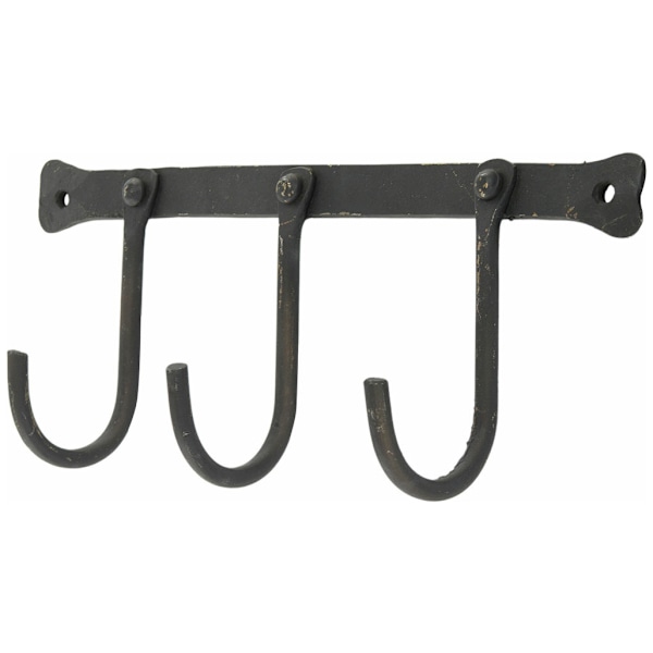 Kroklist Hängare - 3 Krokar Svart | Fyndiq