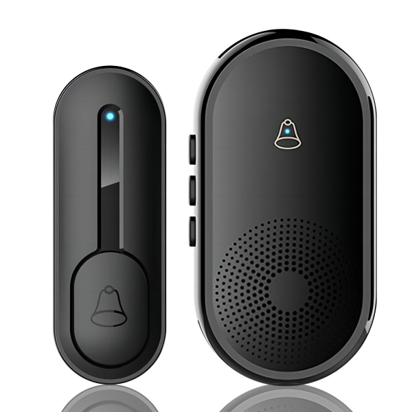 Trådløs dørklokke, vandtæt mini dørklokker Wall Plug-in Trådløs ring ... Trådløs dørklokke, vandtæt mini dørklokker Wall Plug-in Trådløs ring ...