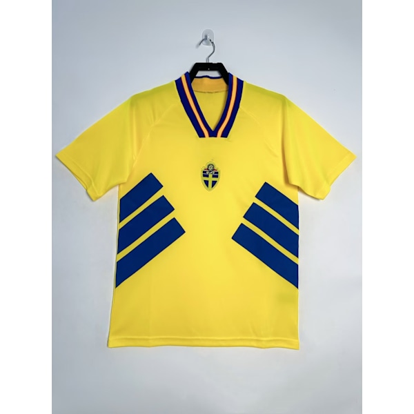 Sweden National Team 1994 Retro Home Jersey Football Shirt World Cup ...