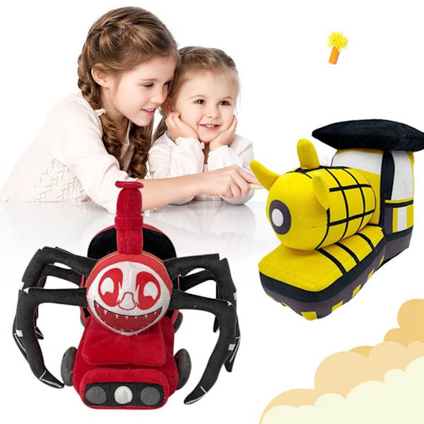 Choo-Choo Charles plyschleksak tecknade dockor fyllda mjuka leksaker ...