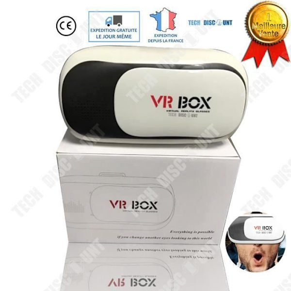 TD® VR-glasögon Kompatibel med skärmar från 4,7 till 6,1 tum Bärbara glasögon Bekväma att bära ...