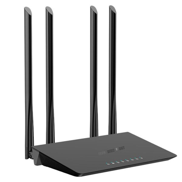 Trådlös router - TD® - Gigabit - 1200 Mbps - Täckning 100 meter - Porös ...