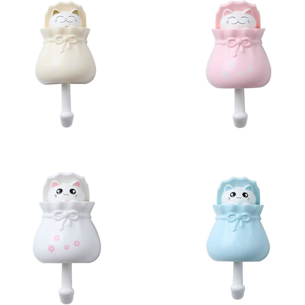 Söt tecknad väggkrok för pojke och flicka rum sovrum 4-pack | Fyndiq