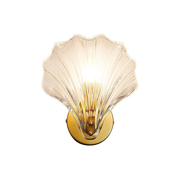 Kristall och järn Base Shell Sconce, Crystal Shell Sconce Crystal 1087 ...