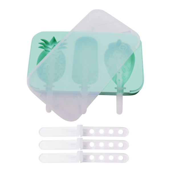 Silikon Popsicle Form, tecknad Ice Lolly Form med 6 pinnar afe2 | Fyndiq