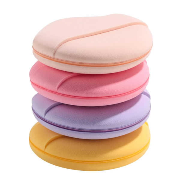 4-pack Foundation Svamp Blender Svamp för Flytande, Kräm och Puder ...
