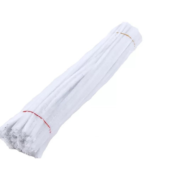 wxsp 100 Stykker Chenille Hobbytråd Piperensere DIY Svingbare Pinner ...