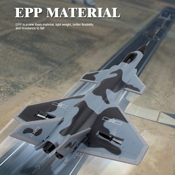 FX930 EPP Foam Fjärrkontroll 2.4G Glider Fixed Wing Model RC Flygplan J20 Veyron Fighter Rc ...