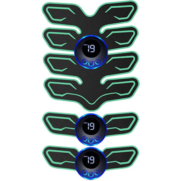 Nyaste EMS Muscel Stimulator Mage Arm Ben Nack Trainer Uppladdningsbar ...