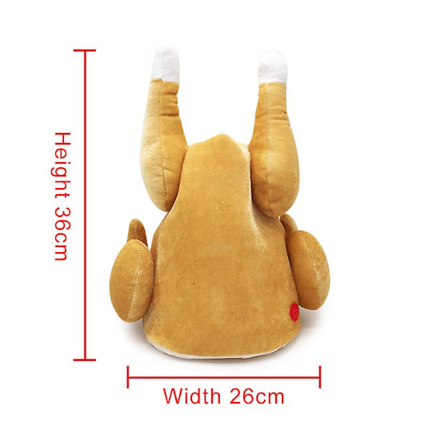 Söt Plyschleksak Elektronisk Dans Kycklingben Rolig Hatt Justerbar ...