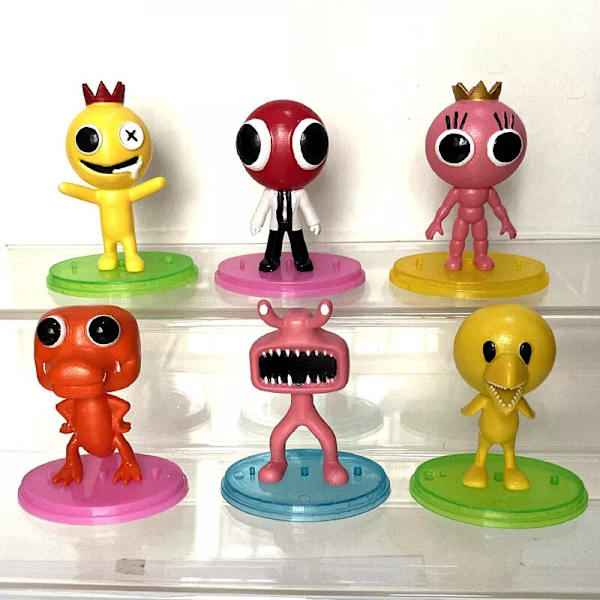 Roblox Rainbow Friends Q-version Pvc-figurer för barns roliga lektid ...