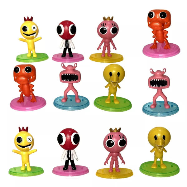Roblox Rainbow Friends Q-version Pvc-figurer för barns roliga lektid ...