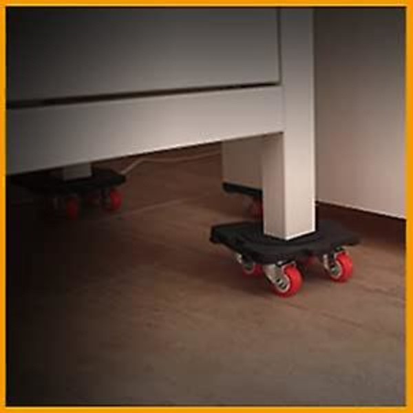 Möbelflyttare med hjul & set, 360 rotationshjul Möbeldocka för att ...