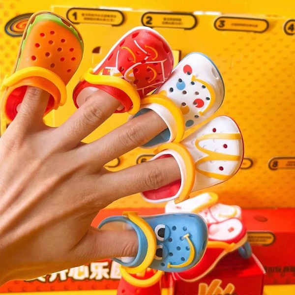 2024 McDonald's Mini Crocs Avaimenperät Happy Meal Lelut Täydellinen ...