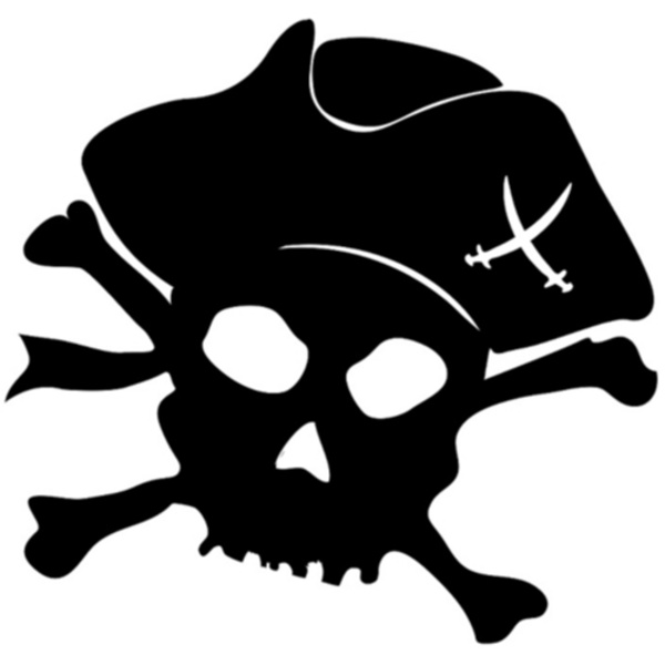 Döskalle Pirat Väggdekor Barn | Fyndiq