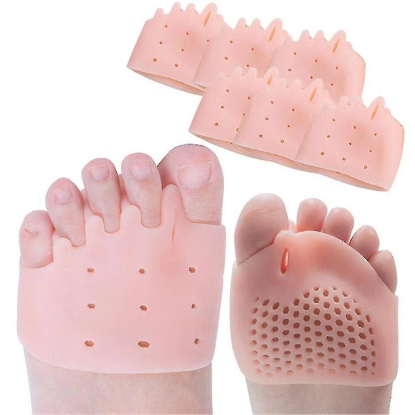 10 par tåseparatorkorrigerare Hallux Valgus Pads Gel | Fyndiq