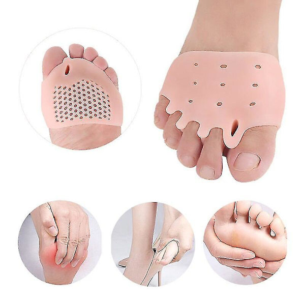 10 par tåseparatorkorrigerare Hallux Valgus Pads Gel | Fyndiq