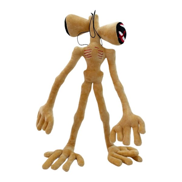 Plyschleksak Dubbelhuvud Fylld Docka Tecknad Visselpipa Huvud Leksak ...