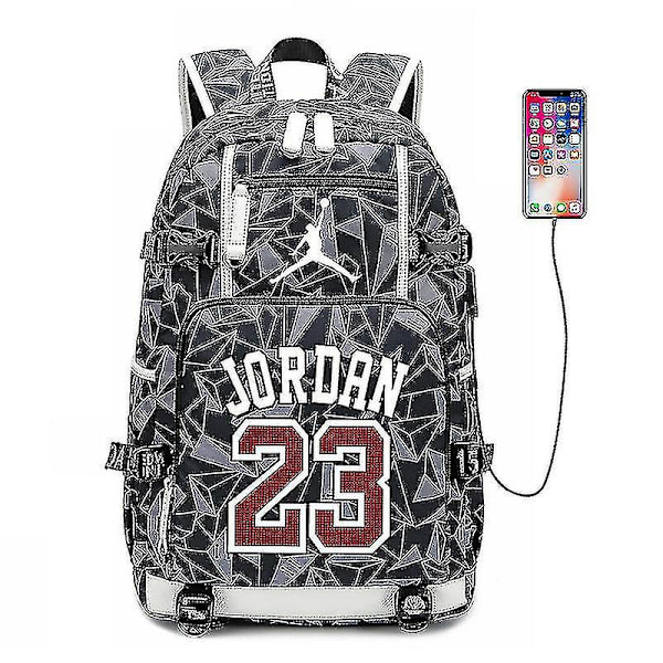Nba Peripheral Series Star Multifunktionell USB ryggsäck Luminous ...