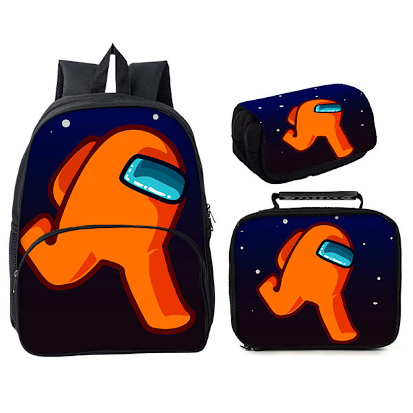 Among Us School Bag Tredelad 16" Ryggsäck Style 17 | Fyndiq