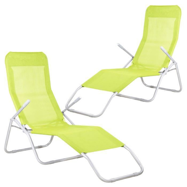 Springos® Relax Trädgård Tiltbar Solstol 3 Justeringsmöjligheter Fritid