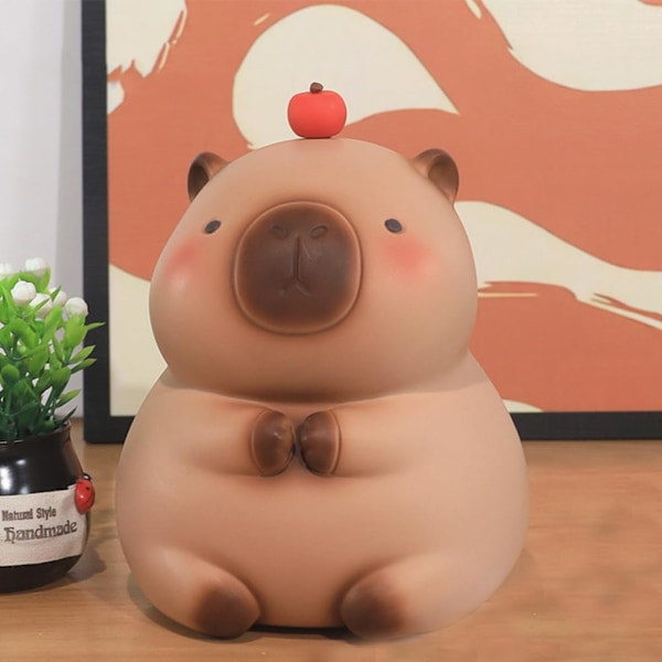 Söt Spargris i Form av Kapybara, Nyskapande Djurformad Pengabox för ...