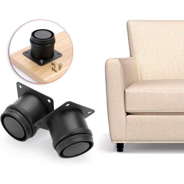 IC 8 st 2 tums möbler i rostfritt stål Ben Fötter Justerbara metallskåp ...