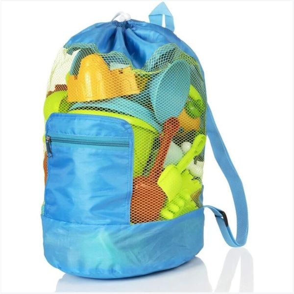 IC Stor mesh, hopfällbar ryggsäck Strandleksaksförvaring Mesh för ...