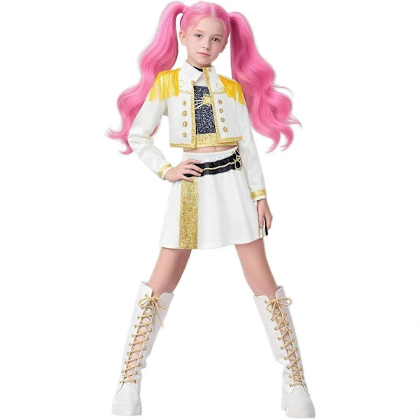 Kpop Demon Hunters Dress for Girls - Rumi Mira Zoey Fancy Dresses for ...