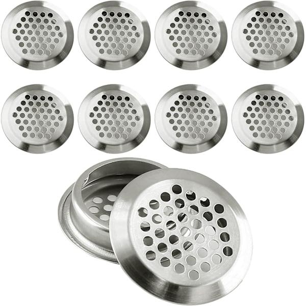 10 st luftventiler 35 mm rostfritt stål cirkulär soffit ventil rund ...