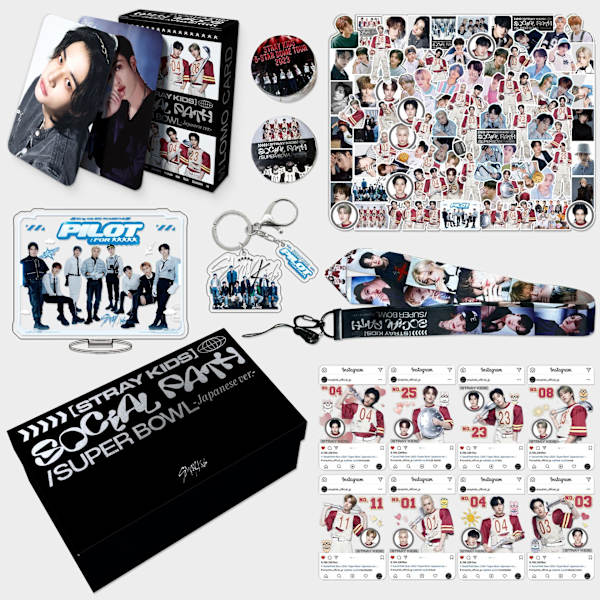 STRAY KIDS Officiell Merch - Hyunjin Nyckelring, Kort & Klistermärken ...