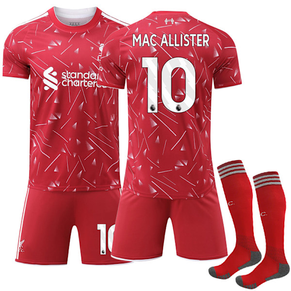 2026-2027 Liverpool Home Kids Adult Football Jersey Kit No. 10 Mac ...