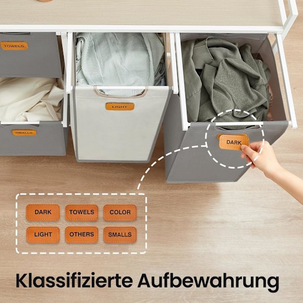 Rootz Tvättsorterare - Tvättarrangör - Lagringslösning - Hållbart stål ...