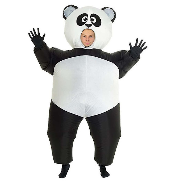 Nopea toimitus Puhallettava Panda Cosplay -asu aikuisille, mukava ...