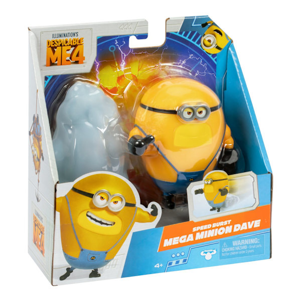 Dumma Mej 4 Speed Burst Mega Minion Dave multifärg | Fyndiq