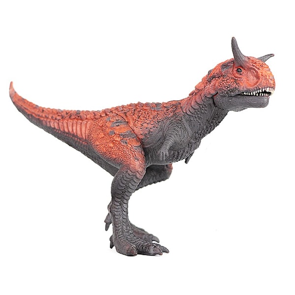 Ny Jurassic Simulering Dinosaurie Carnotaurus Modell Set Solid Plast ...