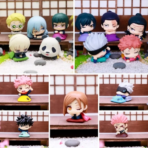 Mini Jujutsu Kaisen Sovfigur Gojo Satoru Itadori Yuji Megumi Maki Toge ...