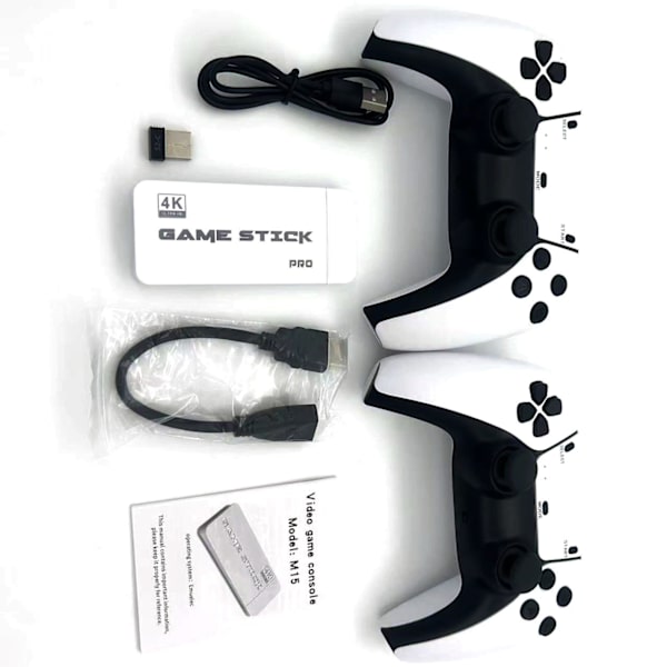 M15 Hem PSP Mini TV-spelkonsol Trådlös U-Box 2.4G HD 4K HDMI TV ...