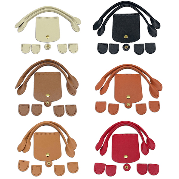 1 Set DIY Handväska Väska Set Väska Handtag Väska Flap Cover Ryggsäck ...