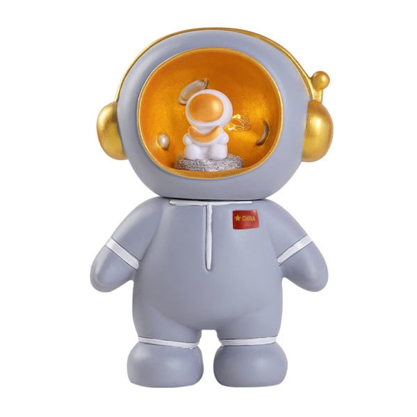 Kreativ Astronaut Spargris för Barn - Mynt Pengainsamlingslåda Spaceman ...