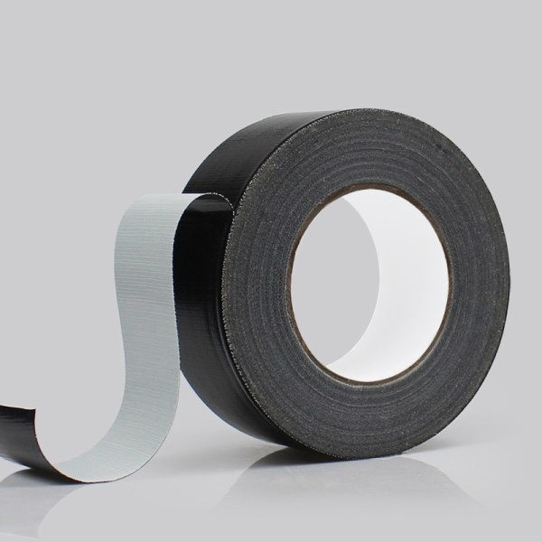 Svart tejp, 48 mm x 50 m, 2 tum vattentät stark självhäftande gaffer ...