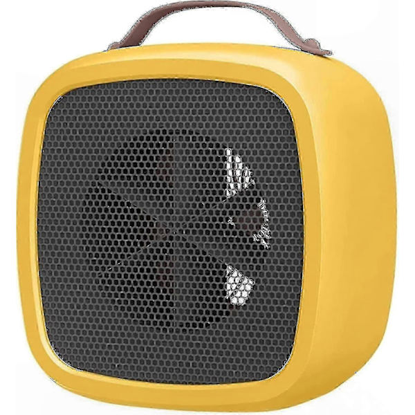 Kompakt Mini Fläktvärmare med Termostat, Batteridriven ...